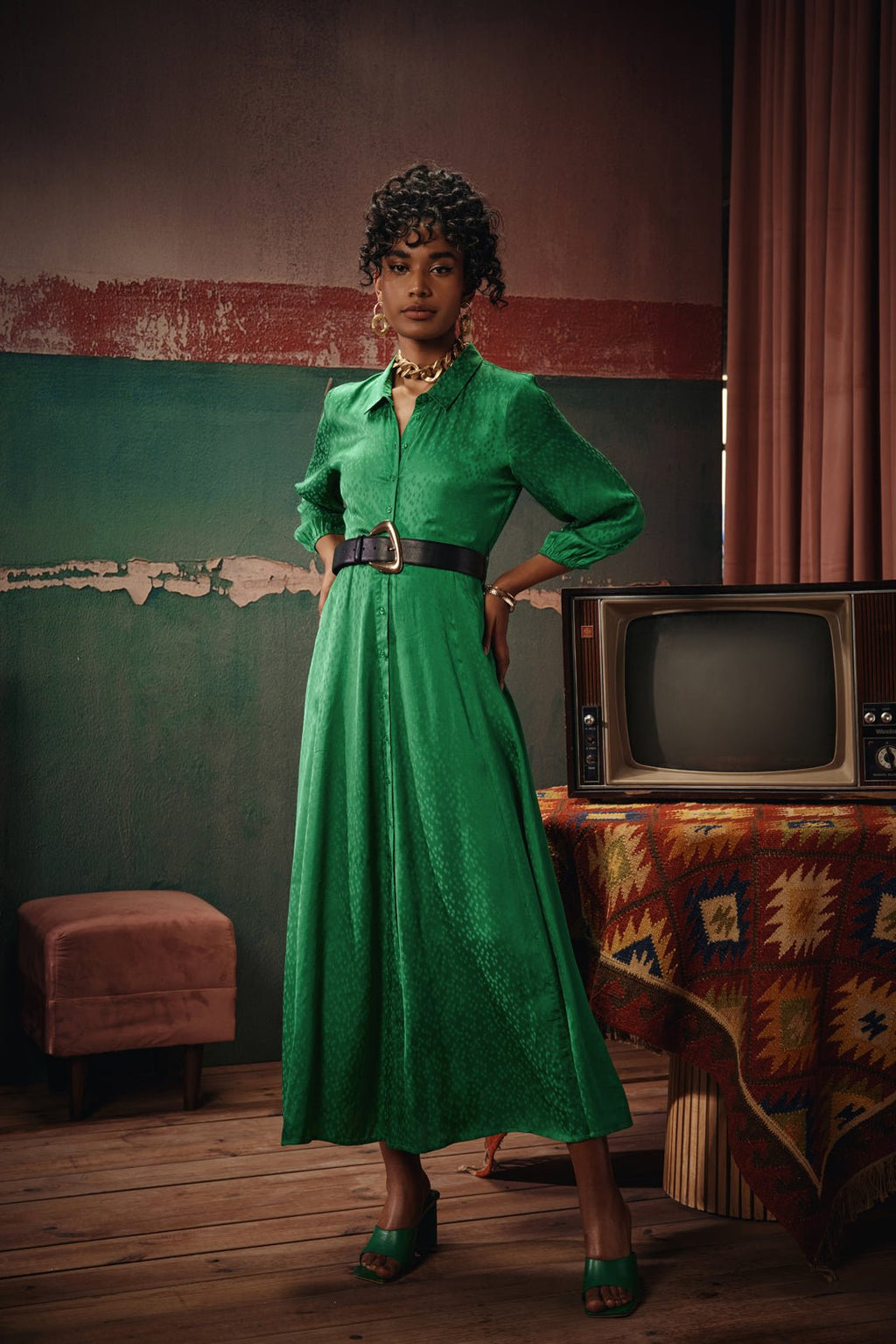 Erica Green Long Dress – Koakh - IND